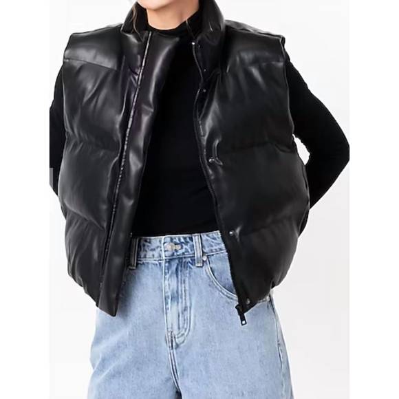 GREY LAB | Jackets & Coats | New Grey Lab Rosie Puffer Cropped Vest In ...